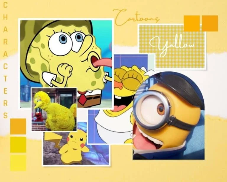 20 Iconic Yellow Cartoon Characters