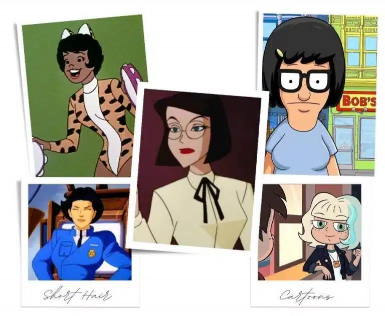 The Most Popular Cartoon Characters With Short Hair