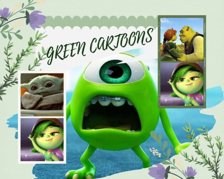 Green Cartoon Characters: A World of Color and Imagination