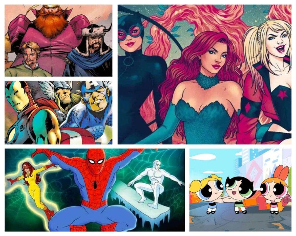 12+ Superhero Trios: Alliance of Power, Intellect, and Charm
