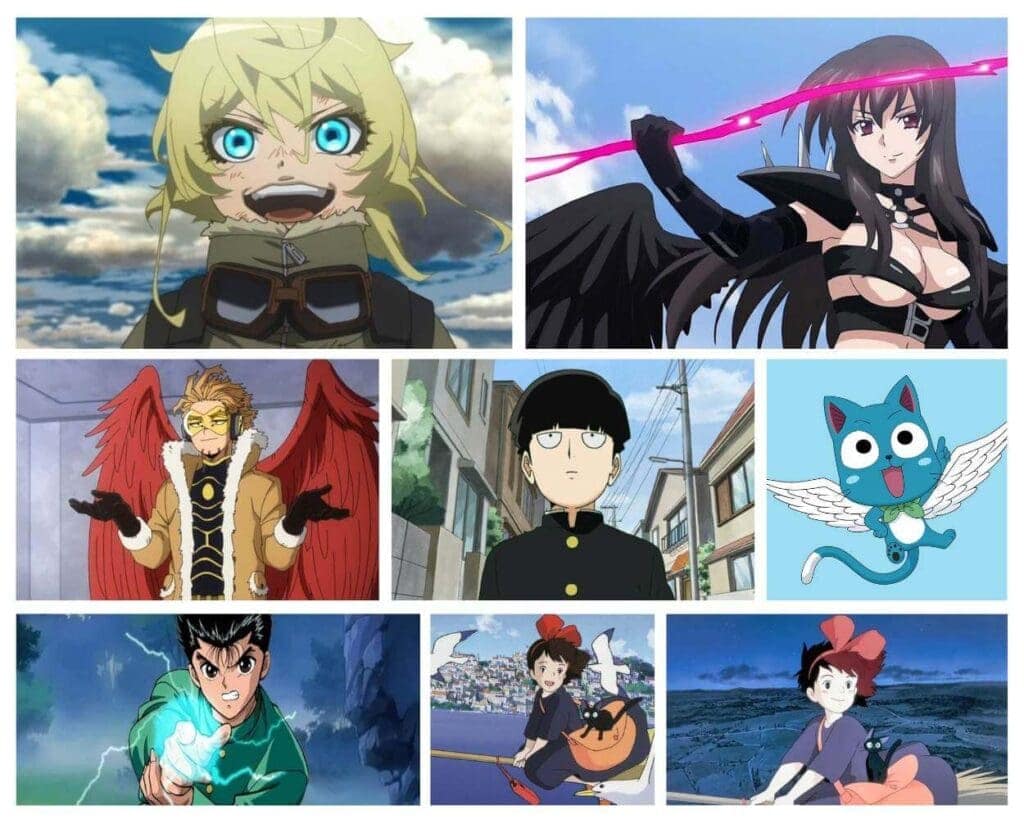 25 Best Flying Anime Characters
