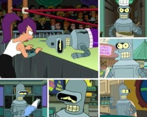 Bender Rodríguez: The Gleaming Heart of Futurama
