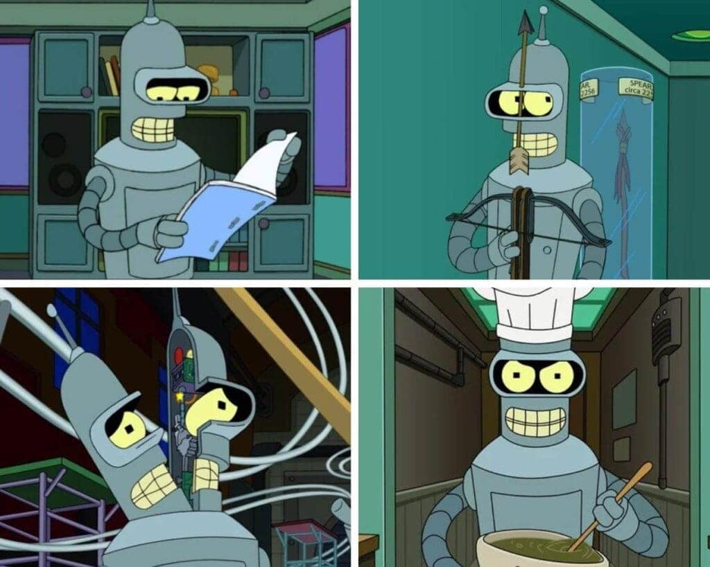 Bender Rodríguez: The Gleaming Heart of Futurama