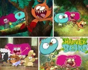 Harvey Beaks and The Characters
