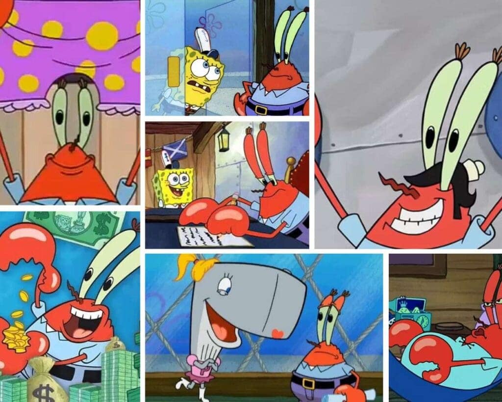 Mr. Krabs from SpongeBob SquarePants